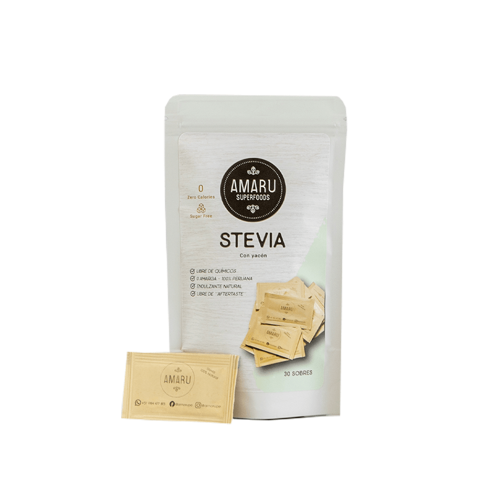 Amaru Superfoods Stevia X 30 Sobres – Payji Perú